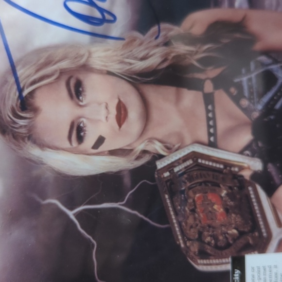 Aew | Other | Toni Storm Aew World Champion 8 X Coa Included | Poshmark